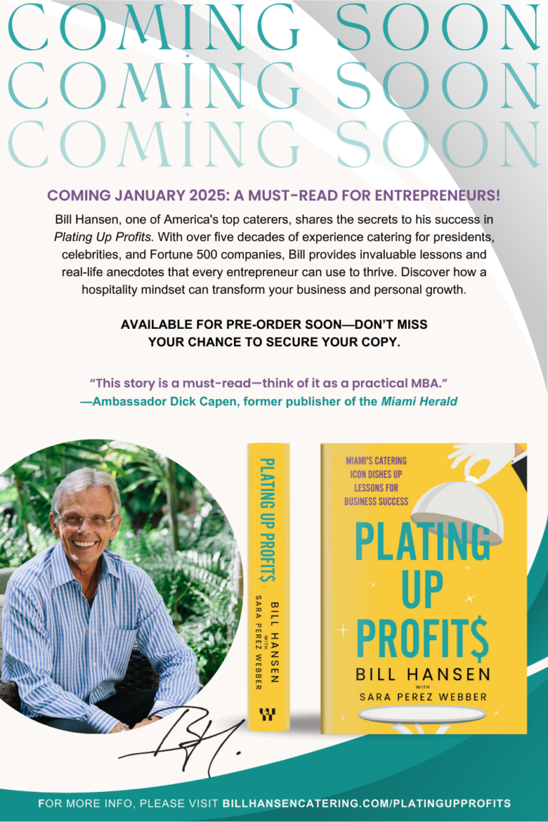 Announcing Bill Hansen’s New Book: Plating Up Profits – Coming January ...